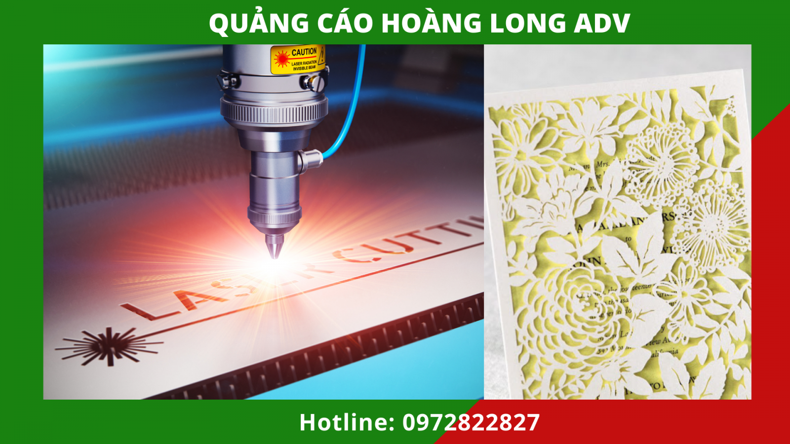 Quảng Cáo Hoàng Long ADV - Địa chỉ cung cấp dịch vụ khắc laser hàng đầu hiện nay